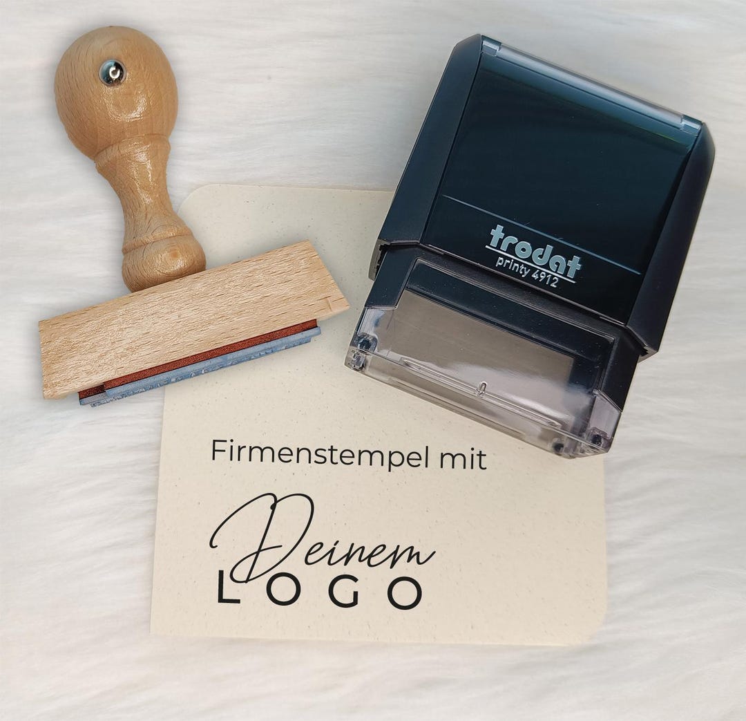 Company Stamp / Logo Stamp / Stamp With Your Design / Stamp With Your ...