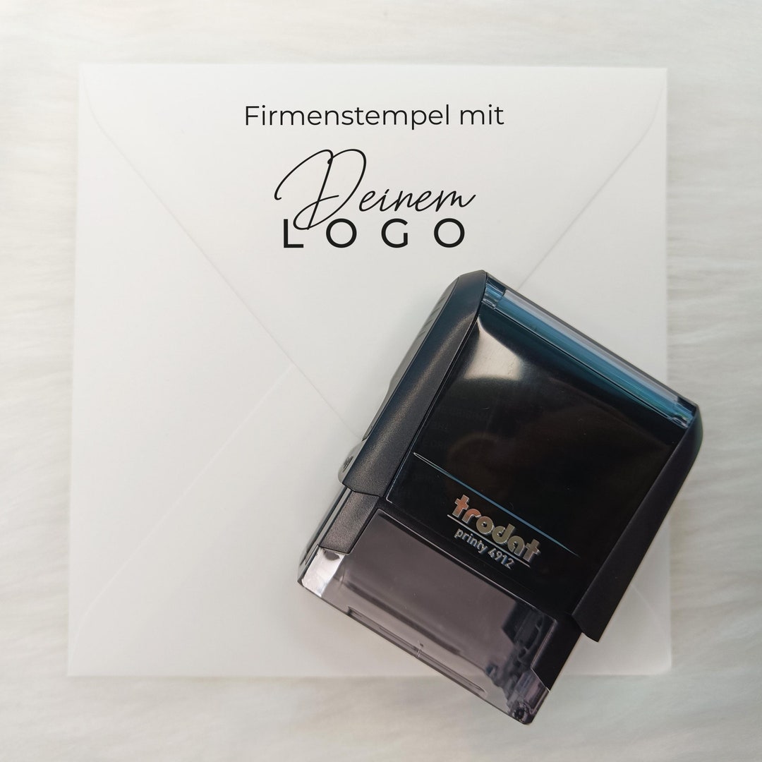 Company Stamp / Logo Stamp / Stamp With Your Design / Stamp With Your ...