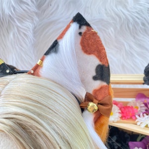 Calico Neko Ears | Realistic Calico Cat Ears | Anime Neko Ears | Cat ...