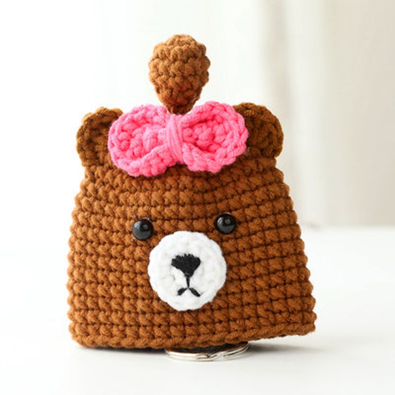 Crochet Bear Key Cover DIY Package - Etsy