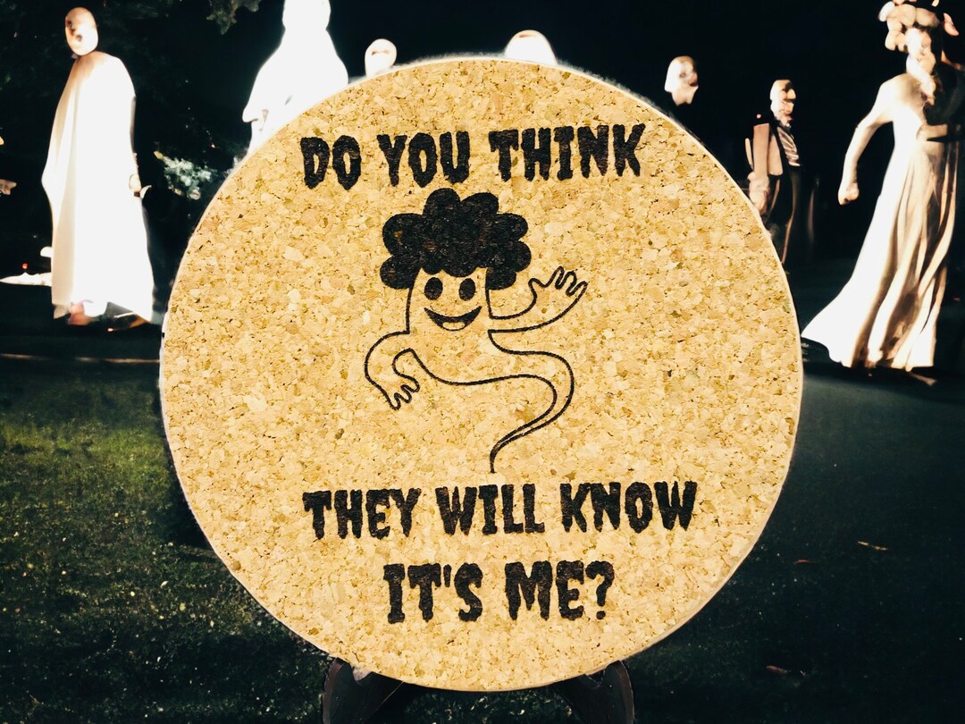 Cork Trivets, Engraved Cork Trivets, Hot Pad, Halloween Dinner Party ...