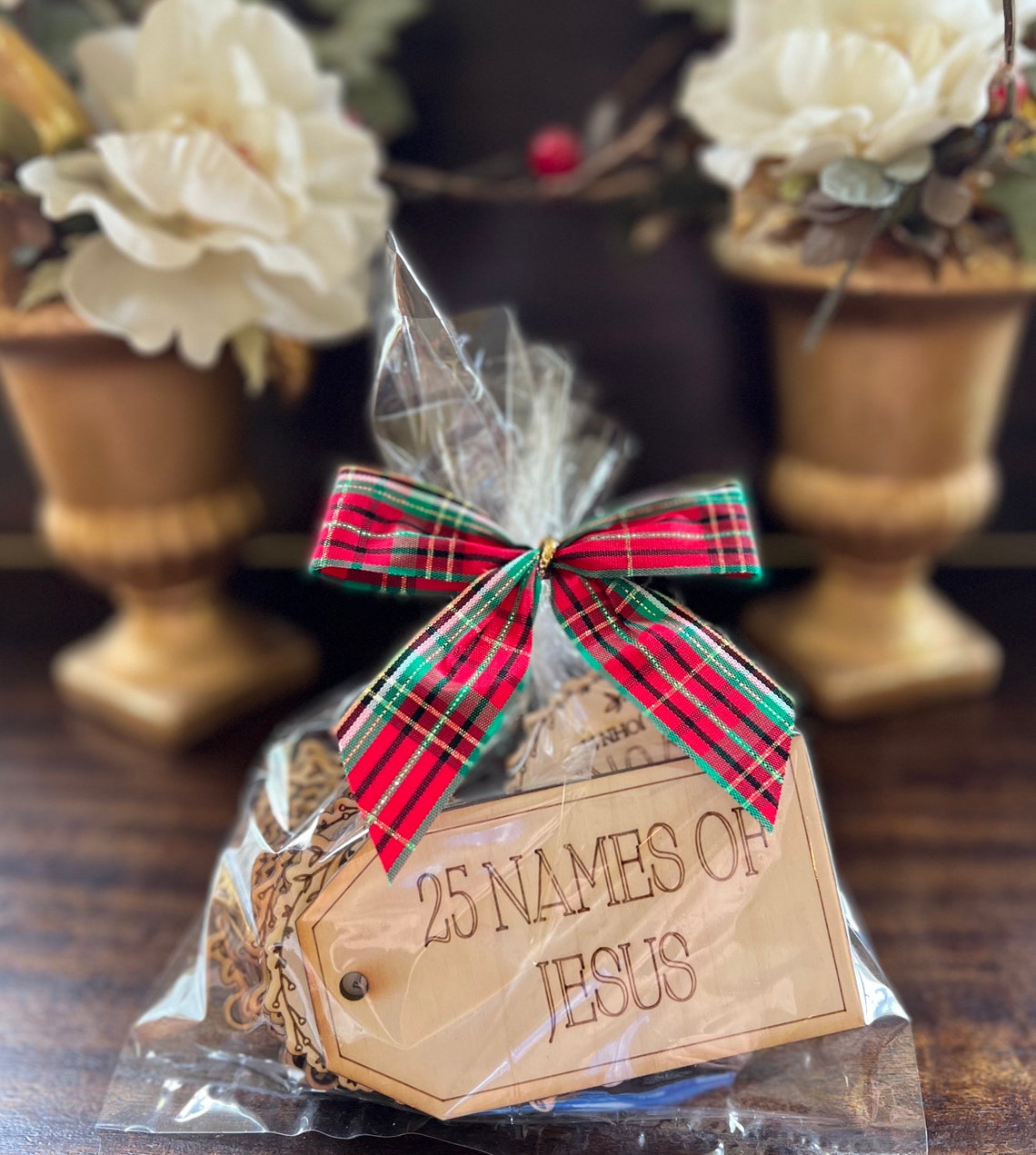 25 Names of Jesus Ornament Set, Gift Tags, Religious Ornaments ...