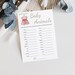 Baby Animal Game, Printable Baby Shower Game, Girl Baby Shower, Boho ...