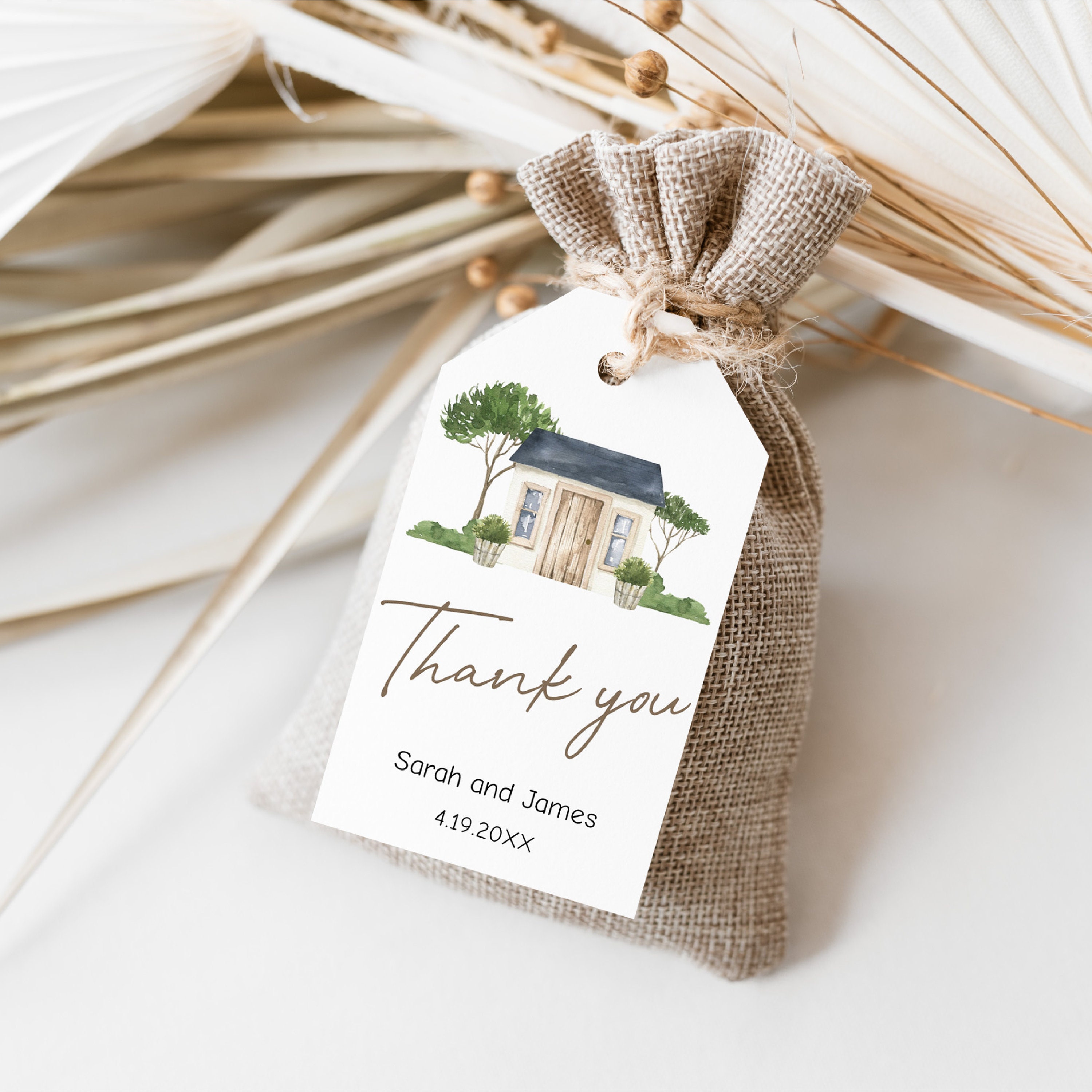 Couples Wedding Shower Favor Tag, Couples Shower Thank You Tag, Wedding ...