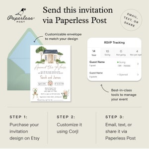 Couples Shower Invitation Around the House Couples Wedding Shower ...