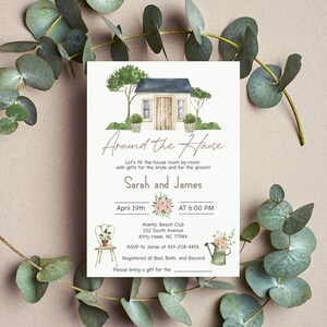 Couples Shower Invitation Around the House Couples Wedding Shower ...