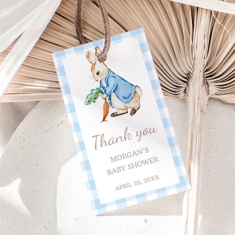 Peter Rabbit Tags - Etsy