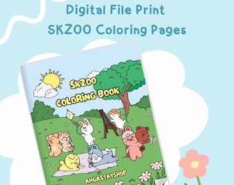 Coloring Book SKZOO - Etsy