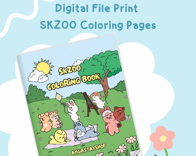 Coloring Book SKZOO - Etsy