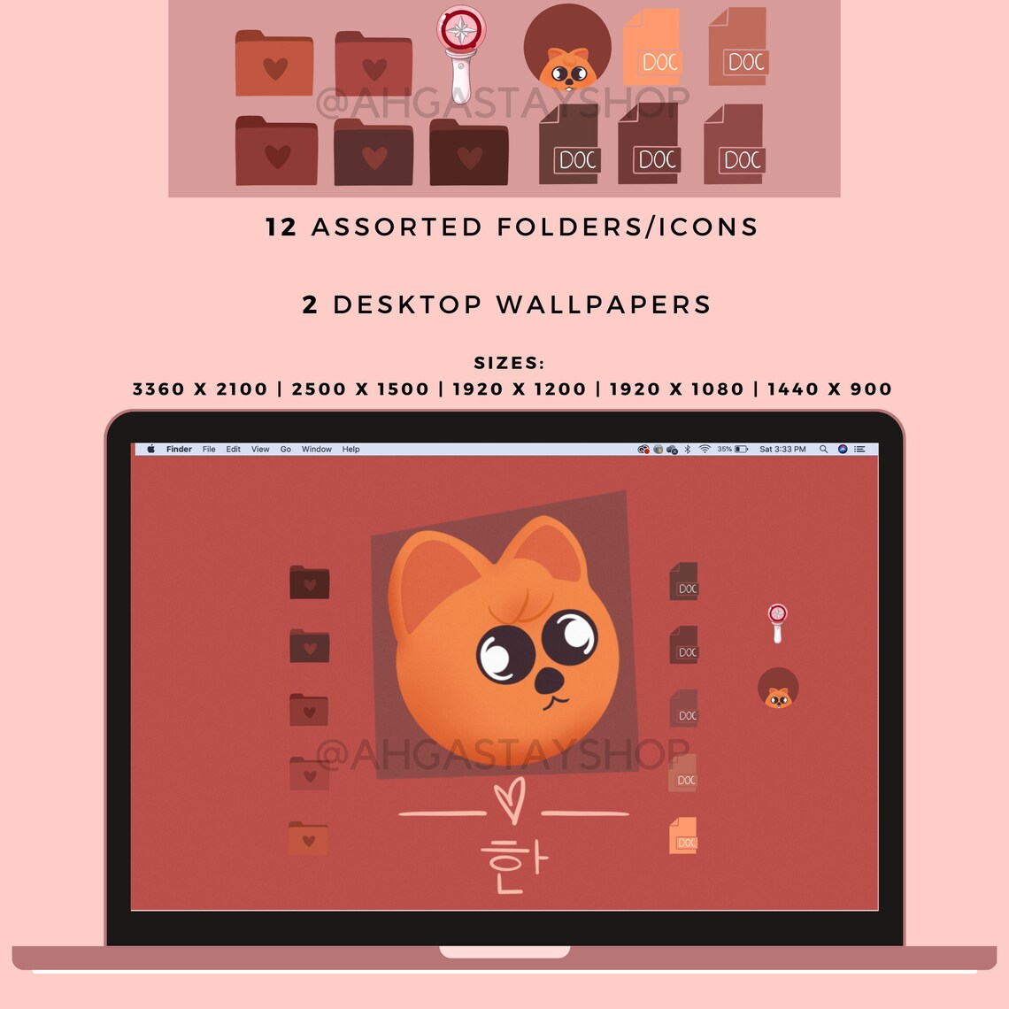 SKZOO Han Quokka Desktop Wallpaper Set - Etsy Australia