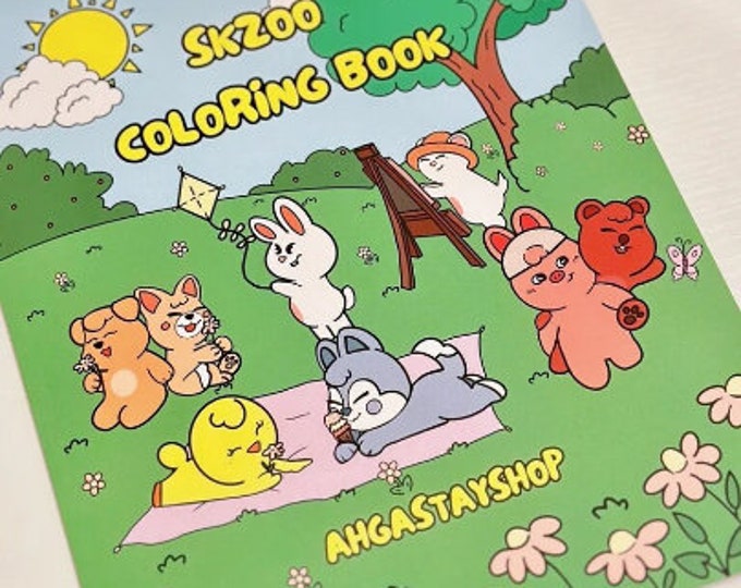 SKZOO Coloring Book - Etsy