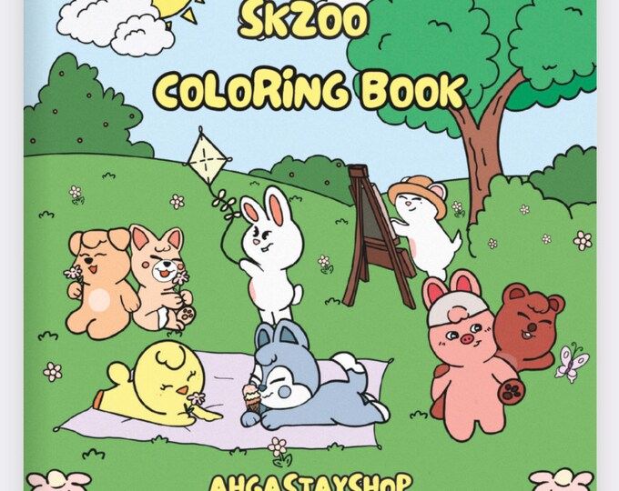 Coloring Book SKZOO - Etsy