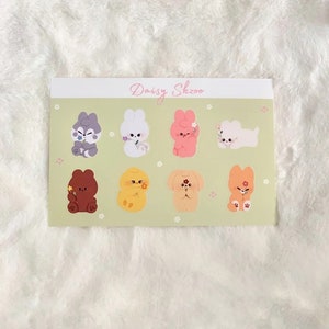 Stray Kids Sticker Sheets - Etsy