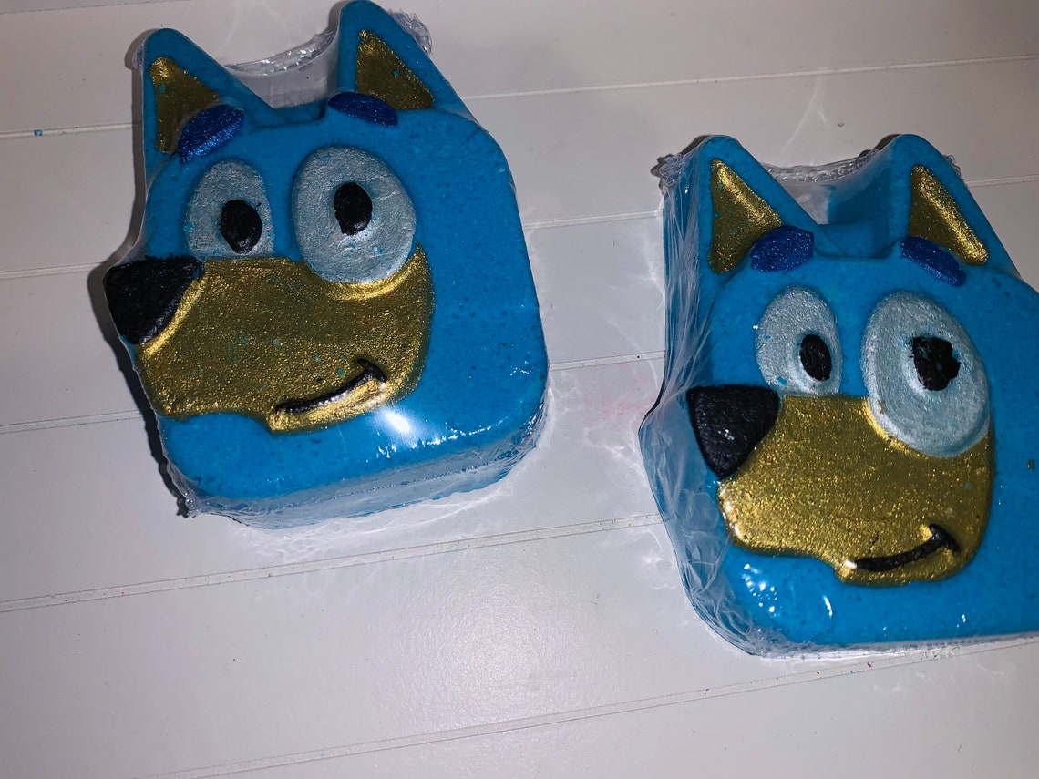 Bluey Bath Bomb Bluey Gifts for Kids Kids Character Bath | Etsy UK