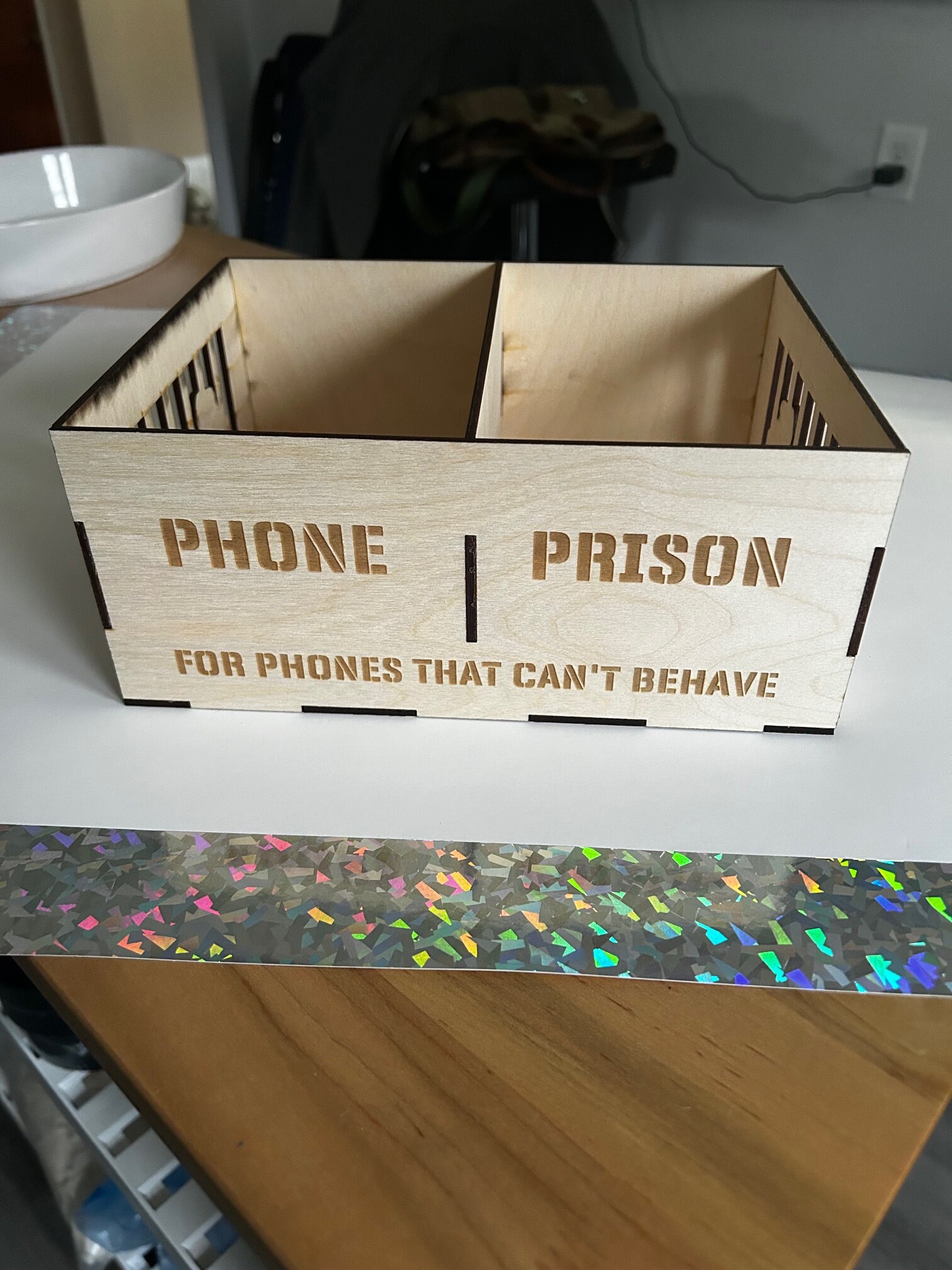Laser Cut Phone Prison for the Classroom - Digital File - Etsy