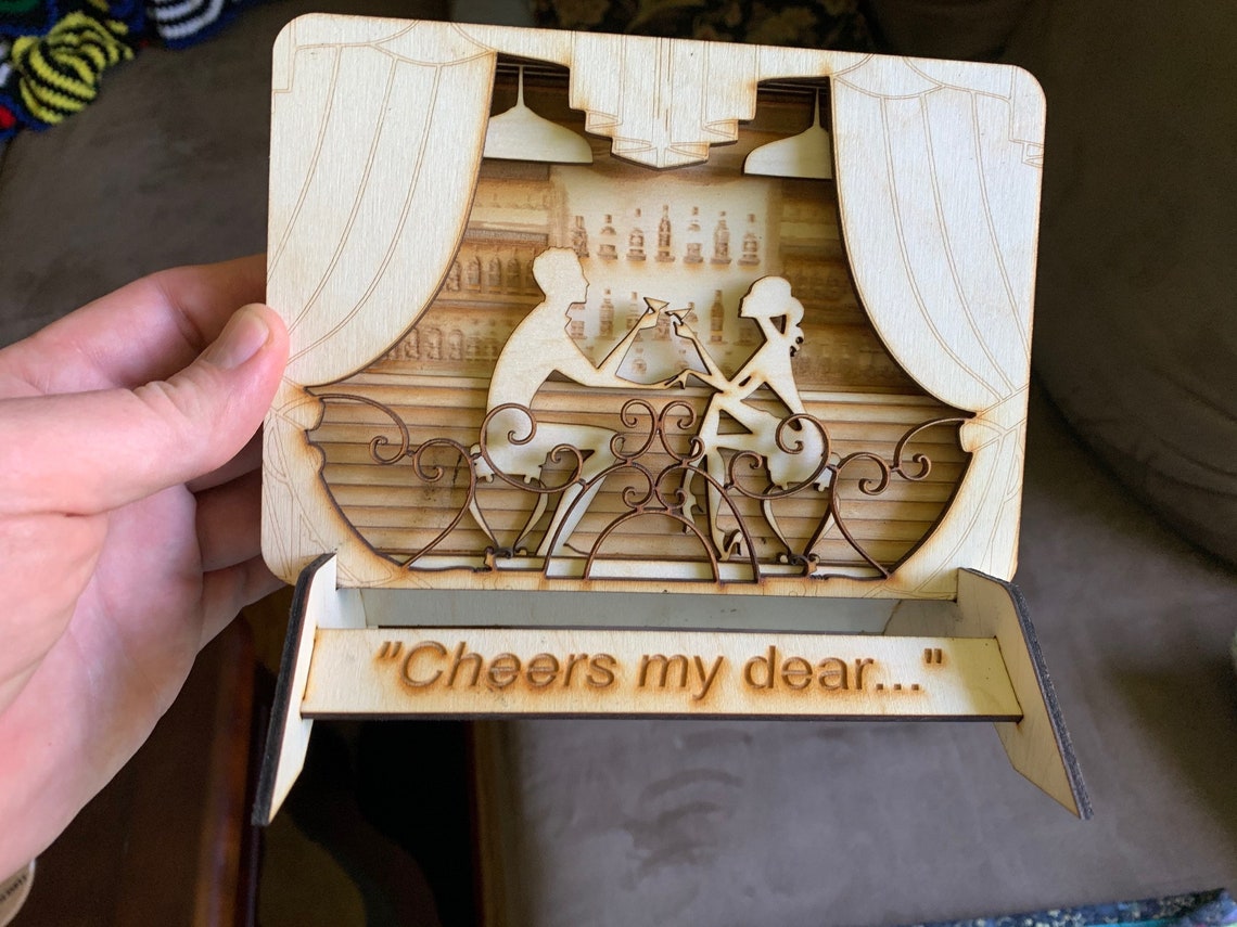 Laser Cut Customizable Love Scene - Digital File - Etsy UK
