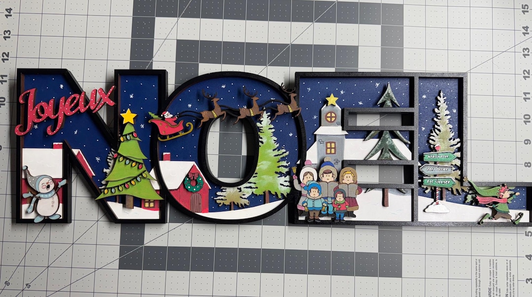 Christmas / Noel Sign for Wall Decoration - Etsy