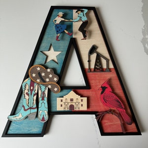 Texas Letters Sign for Wall Decoration - Etsy
