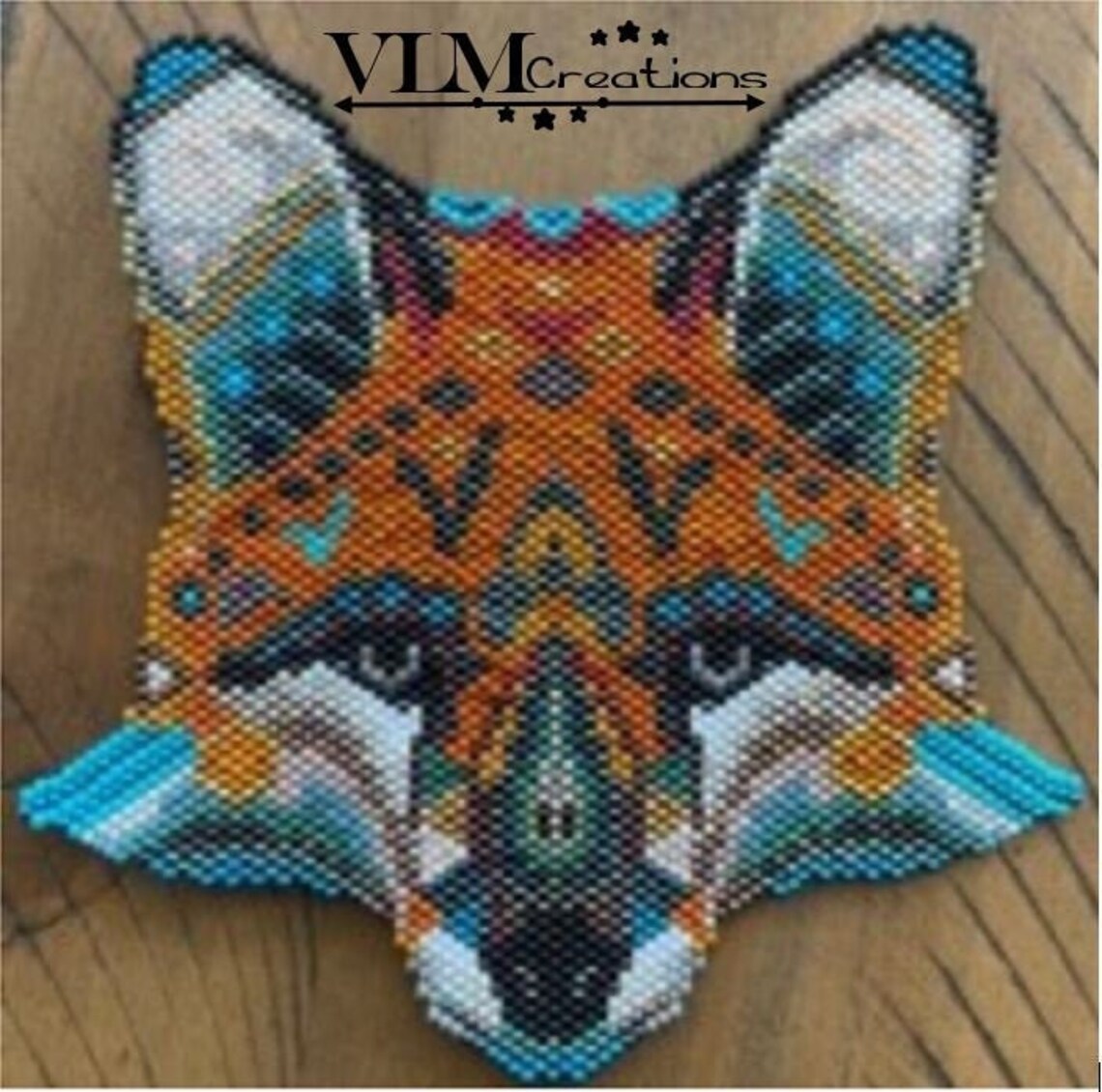 Fox Mandala Miyuki Delicas Beads Brick Stitch PDF Pattern - Etsy