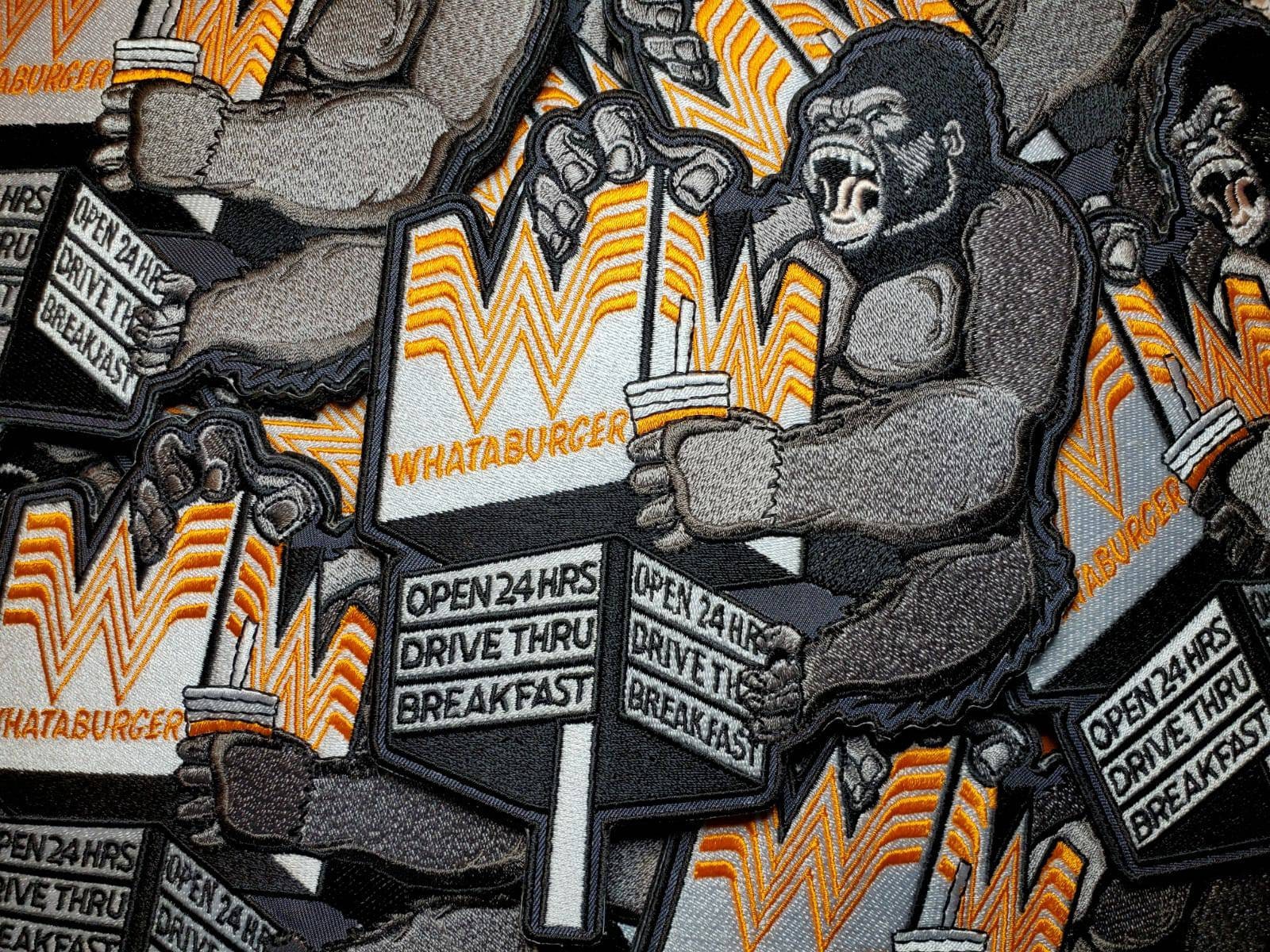 Whataburger Kong Velcro Morale Patch - Etsy