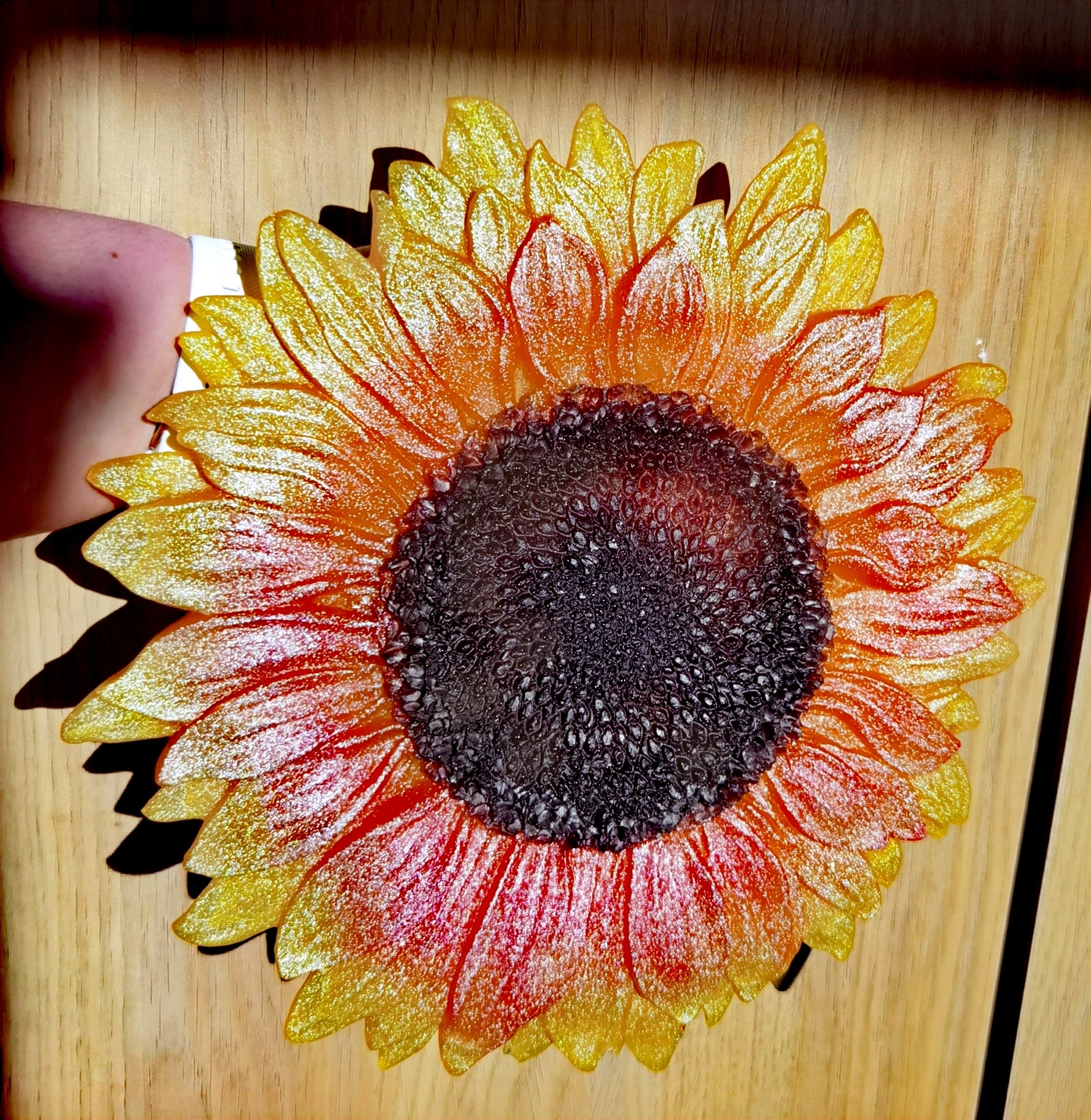 Handmade Resin Sunflower Wall Decor B-grade - Etsy UK