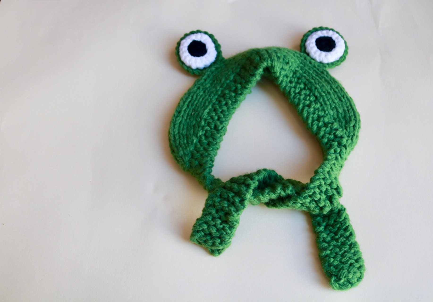 Frog Headband Knitted Froggy Hat Crochet Beanie Gift | Etsy