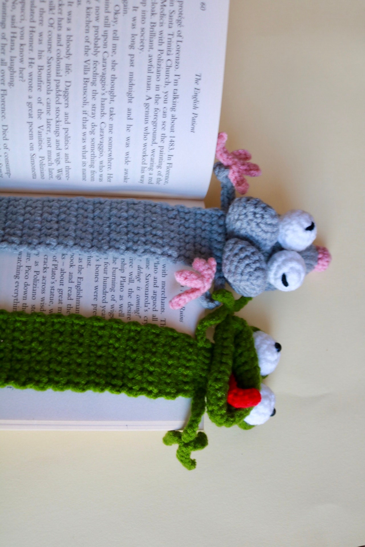 Frog Bookmark Unusual Gift for Him Toad Book Page Holder - Etsy