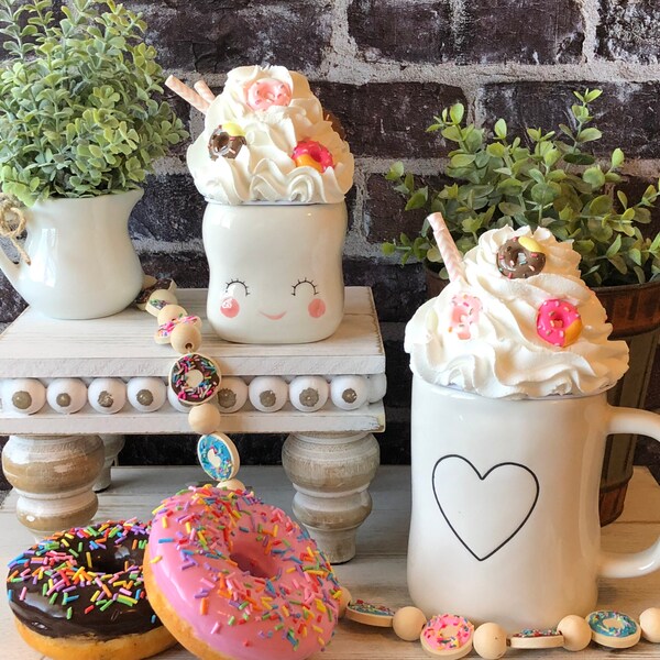 Faux Whipped Cream Mug Topper - Etsy