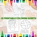 Pan Dulce Coloring Pages Printable, INSTANT DOWNLOAD - Etsy