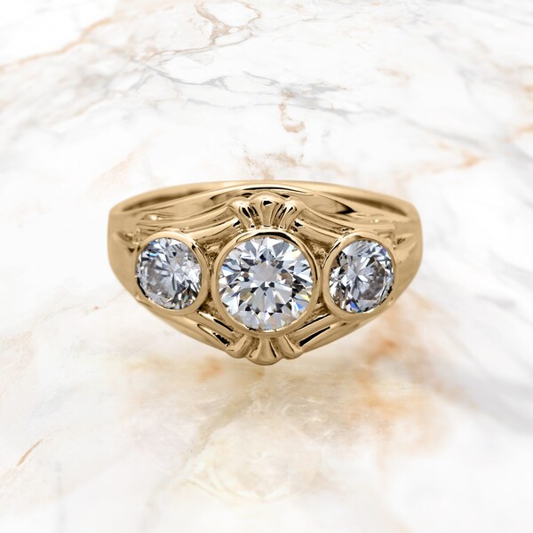 Stone Vintage Ring - Etsy