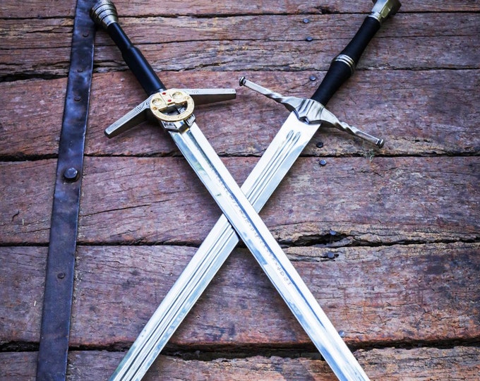 Witcher 3 Handmade Sword Master Sword of Geralt of Rivia, Arondight's ...