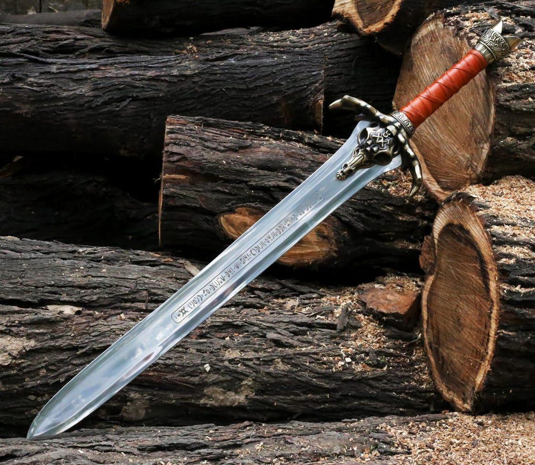 Hand Forged Conan Father Sword, Custom Medieval Fantasy Replica Sword ...