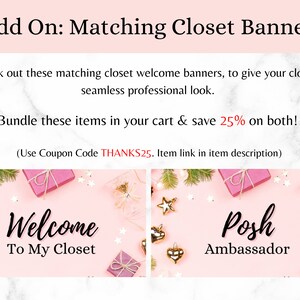 Poshmark Closet Signs: 65 Custom Closet Organizers (digital Download ...