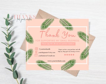 Ebay Thank You Card Template - Etsy UK