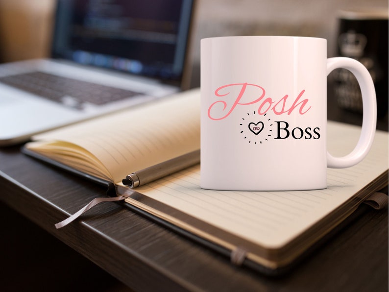 Posh Boss Mug, Poshmark Reseller Mug, Posh Ambassador White Mug, 11oz ...