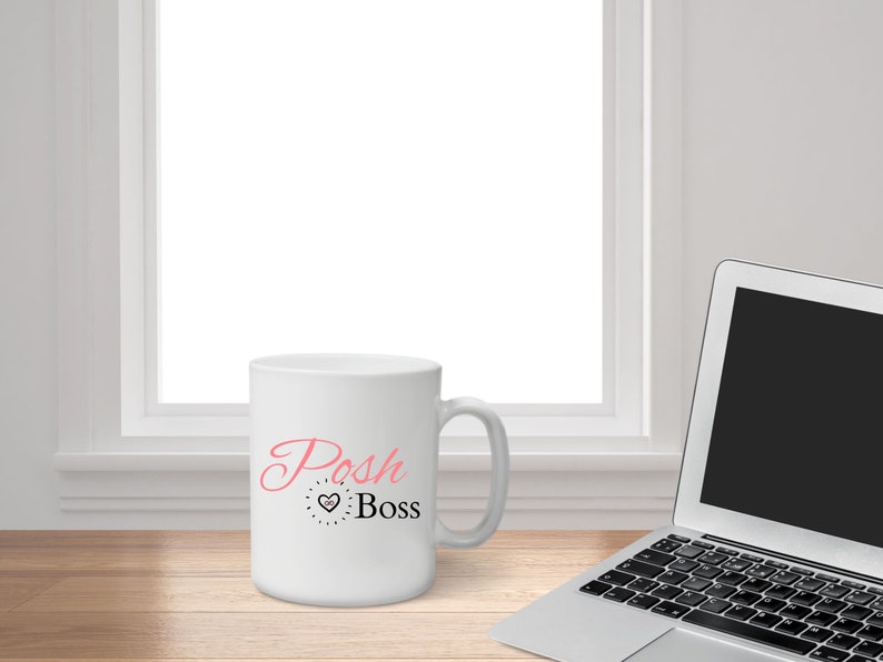 Posh Boss Mug, Poshmark Reseller Mug, Posh Ambassador White Mug, 11oz ...