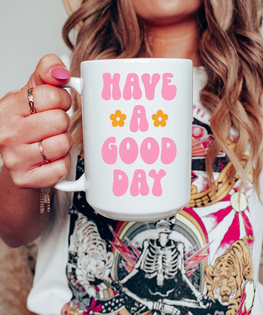 Aesthetic Mug Have A Good Day Mug Preppy Mug Large Mug Good Day Mug ...