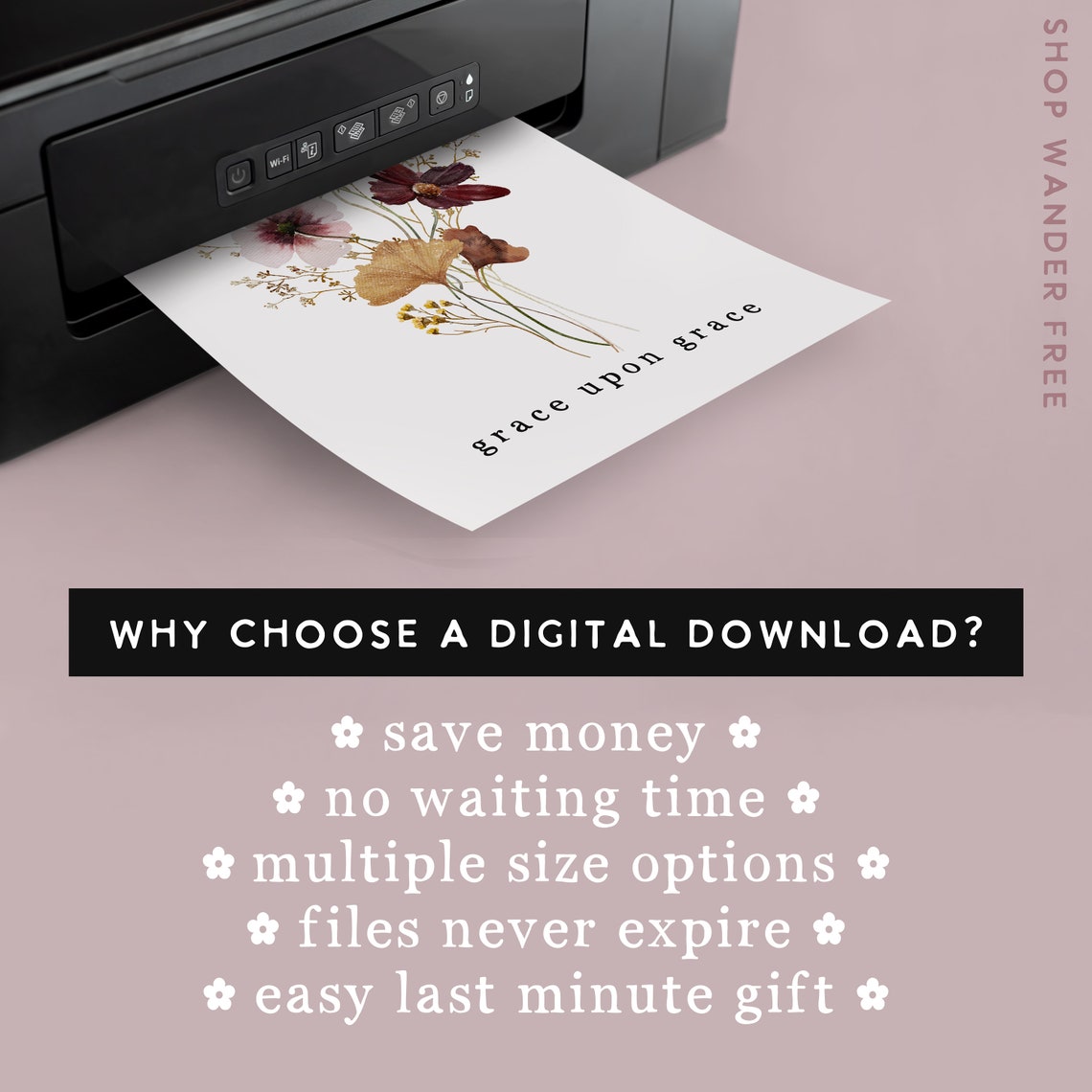 Christian Wall Art Printable Grace Upon Grace Printable Bible - Etsy