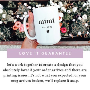 Custom Text Mug Personalized Name Mug Cute Pink Mug Design Your Own Mug ...