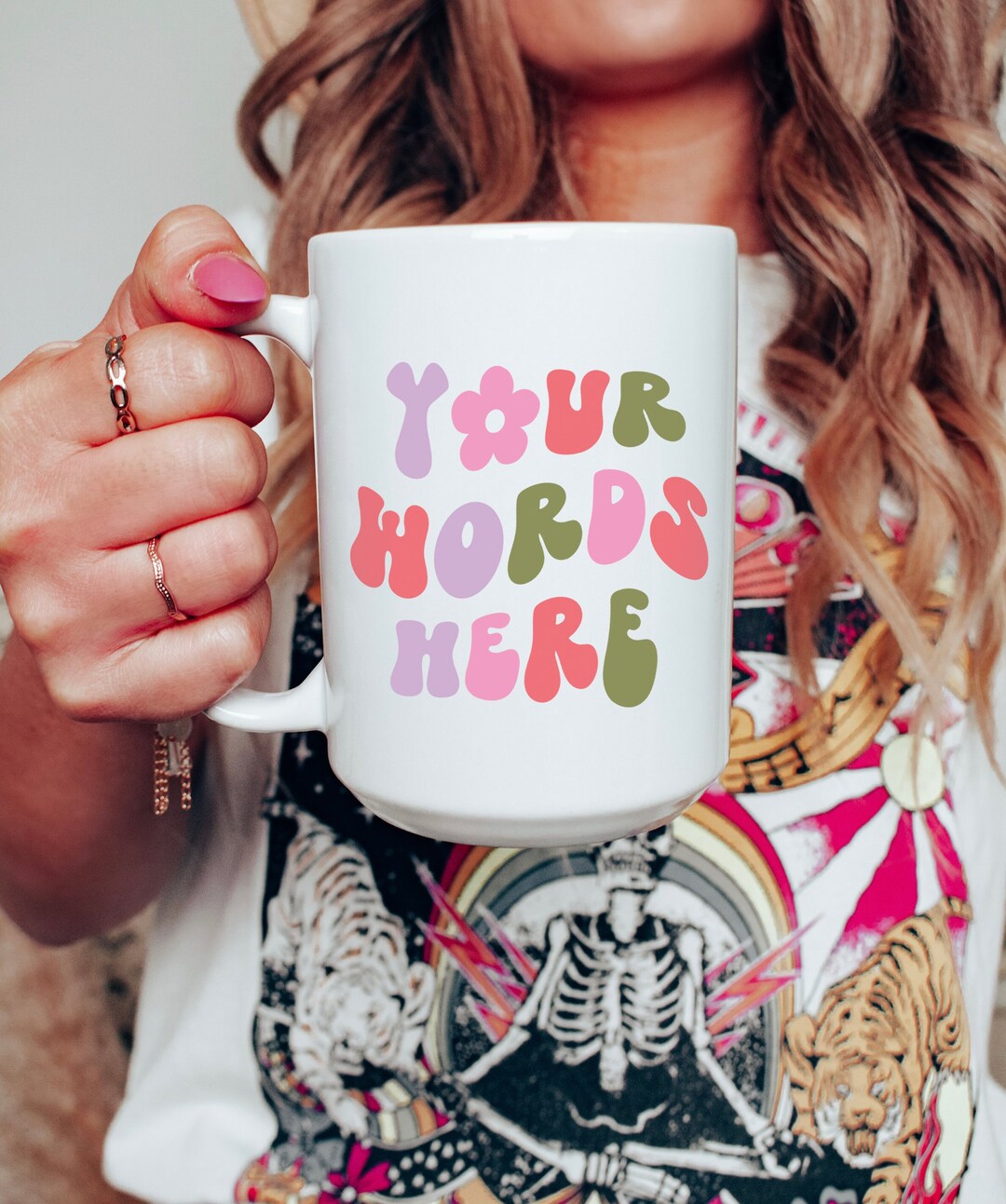 Custom Text Mug Personalized Mug Custom Word Coffee Mug Personalized ...