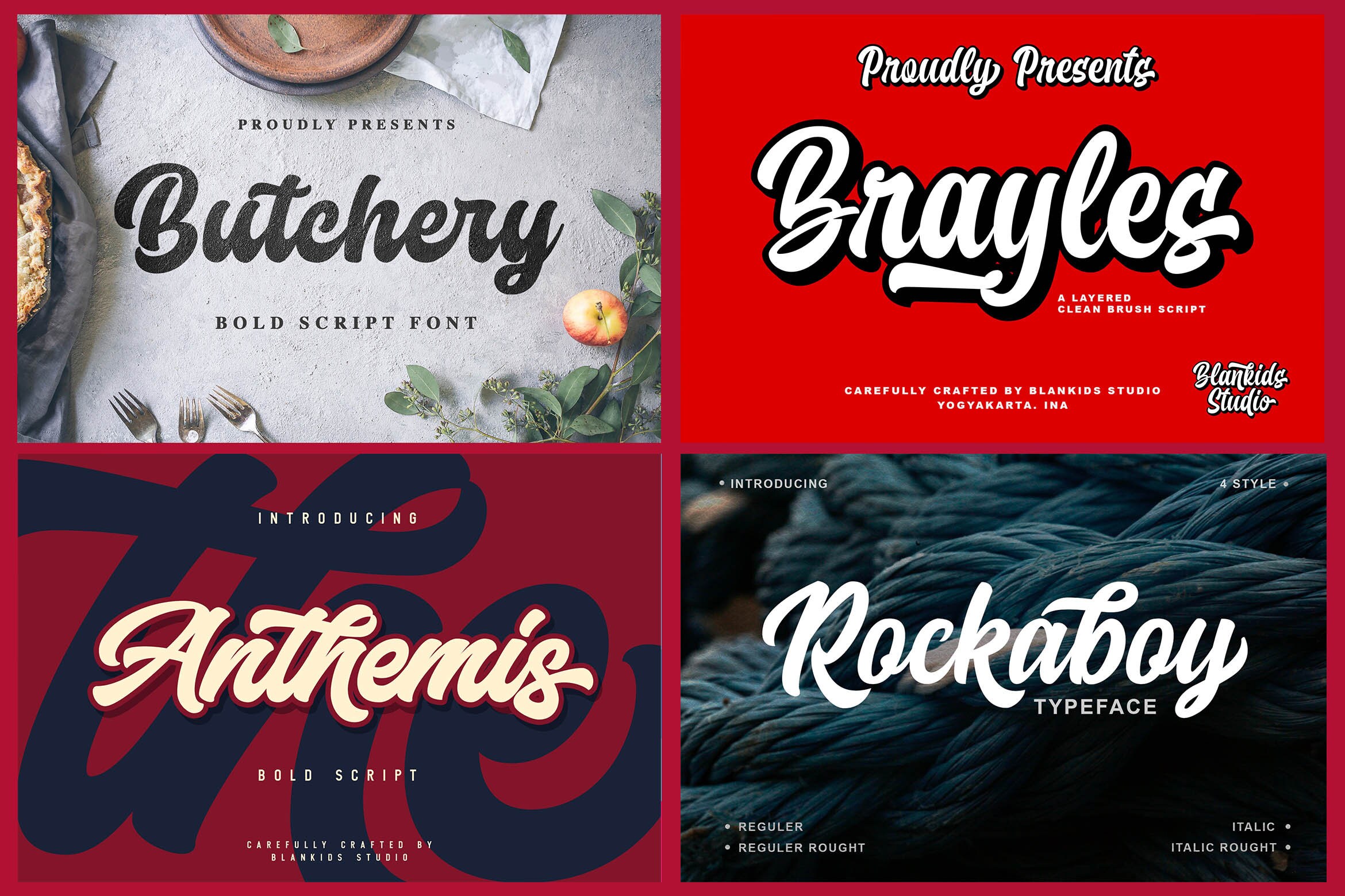 Bold Script Font Bundle Font SVG Modern Font Dfx Otf Ttf instant ...