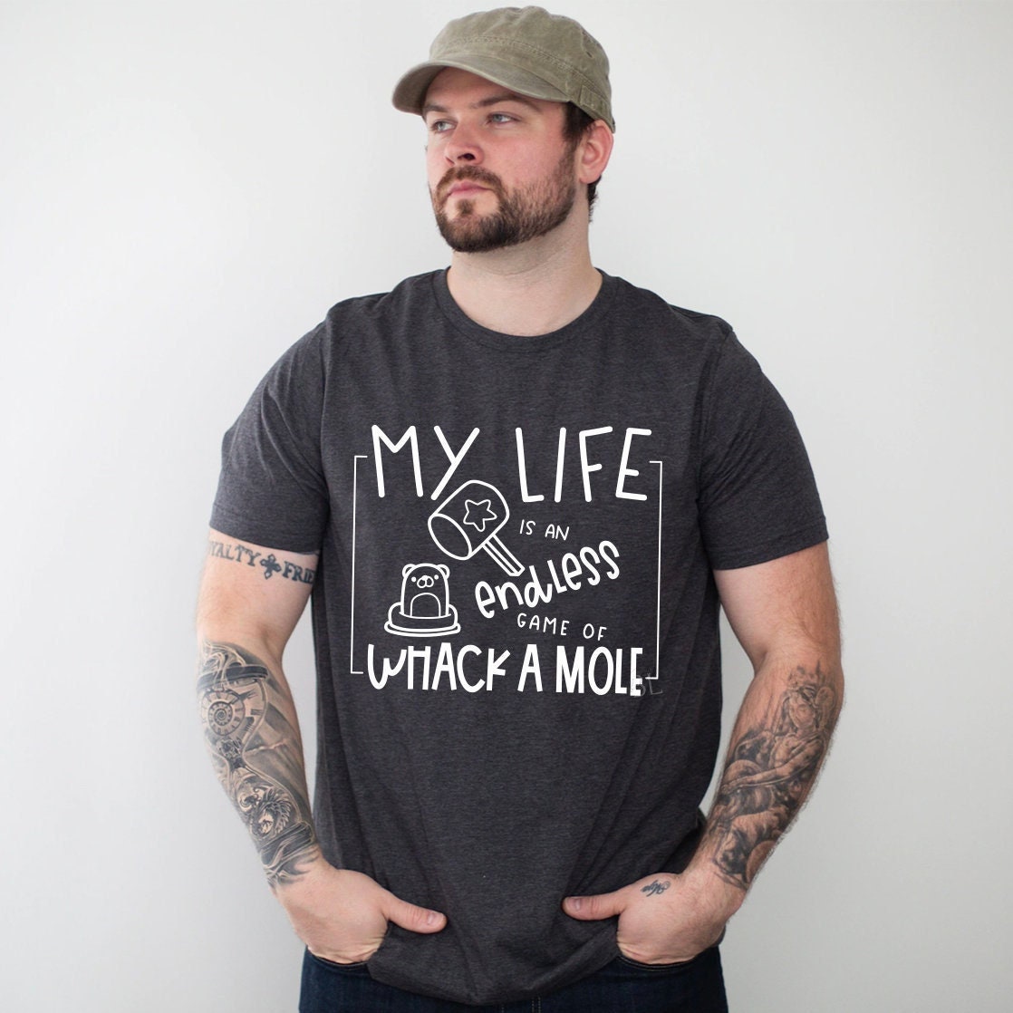 Endless Game of Whack-a-mole Graphic Tee - Etsy