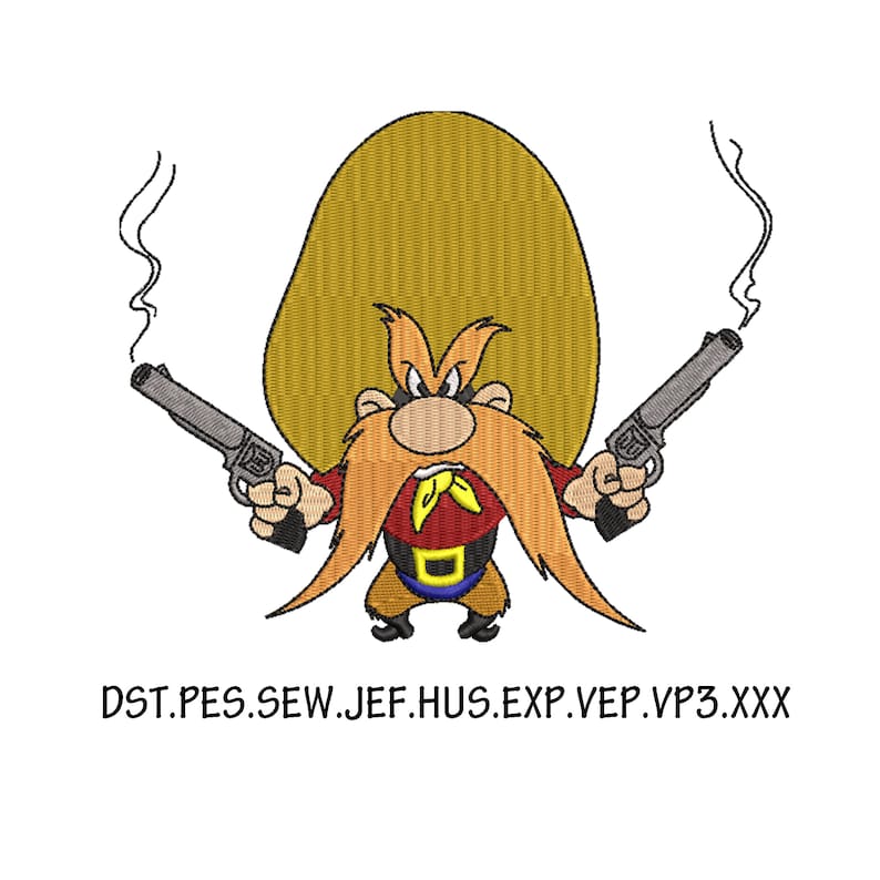 Yosemite Sam Embroidery Design Digital File Machine Embroidery - Etsy UK