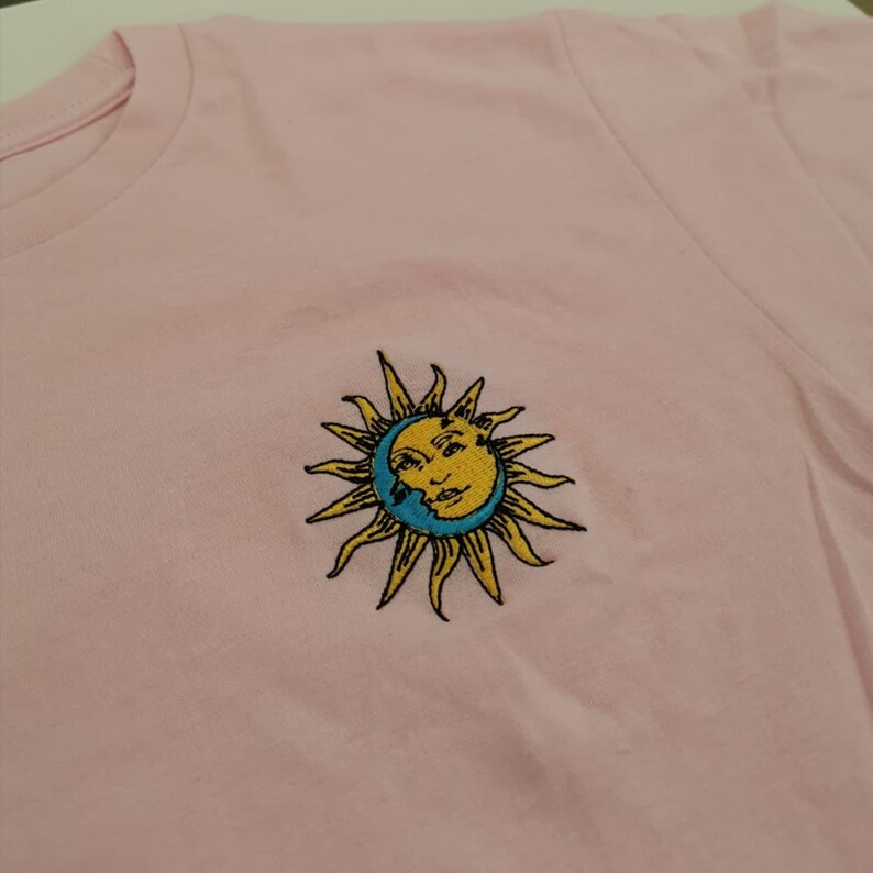 Sun & Moon Embroidery Design Digital File Computer Embroidery Machine ...