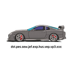 Car Embroidery Design Digital Embroidery File Dst Pes Sew Jef Hus Exp ...