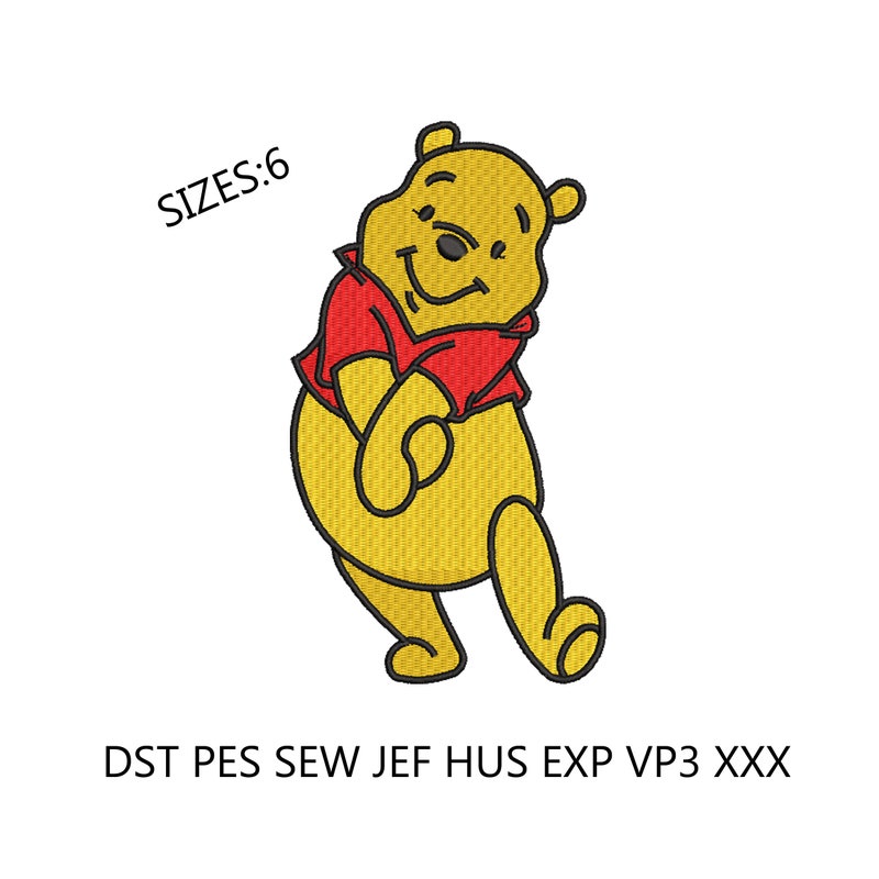Winnie the Pooh Embroidery Designs - Etsy
