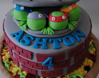 Fondant Ninja Turtle - Etsy