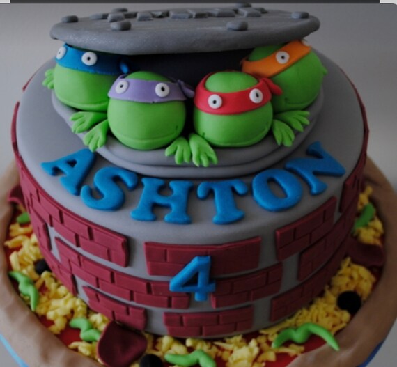 Ninja Turtle Template For Cake