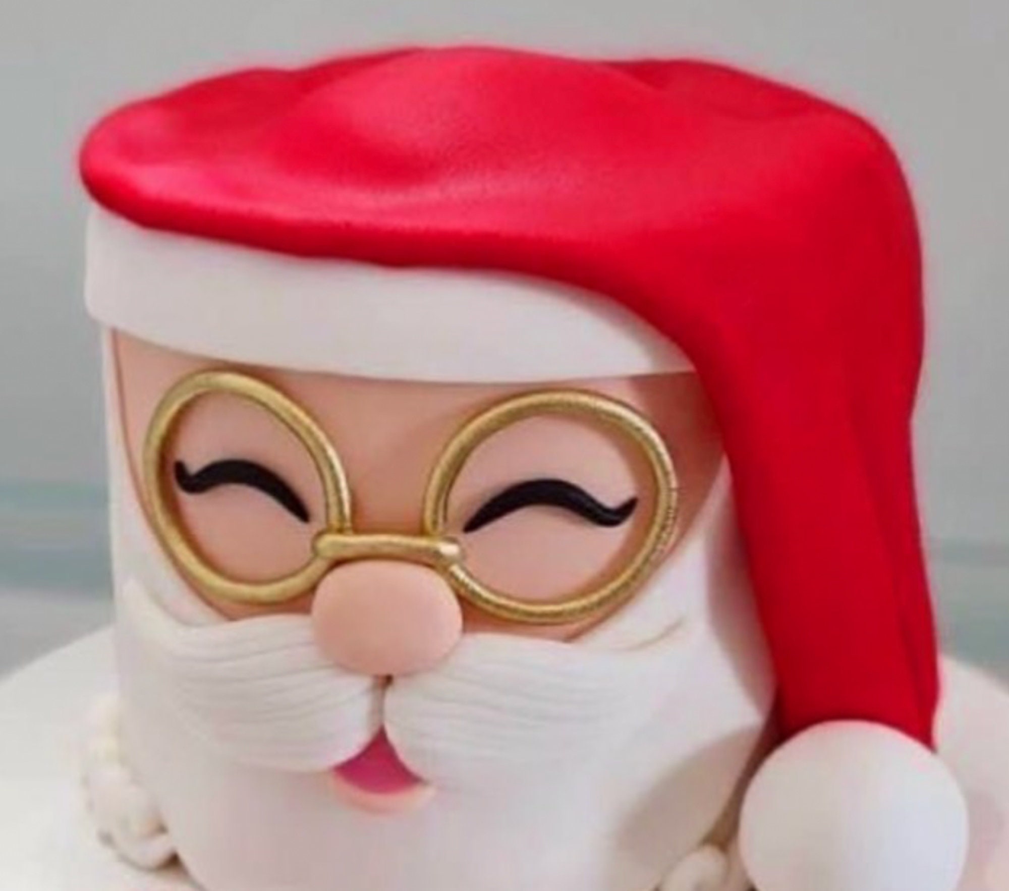 Christmas Cake /santa Cake - Etsy