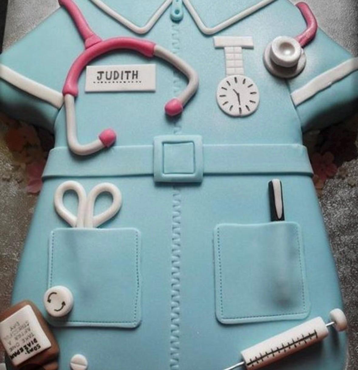 Doctor /nurse Themed Fondant Toppers - Etsy
